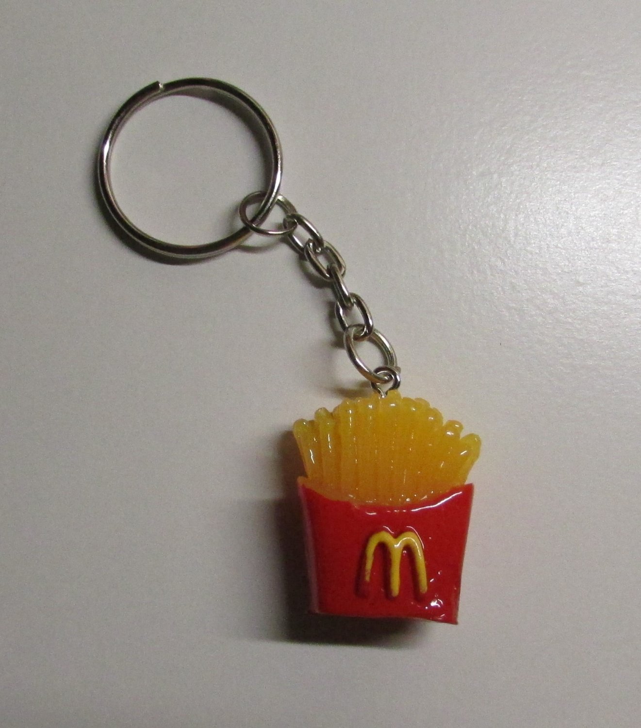 McDonalds FRENCH FRIES Golden Arches KEY CHAIN Ring Keychain NEW