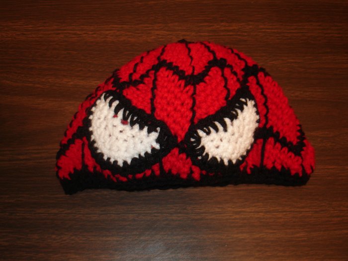 Spider Crochet Hat (spiderman)