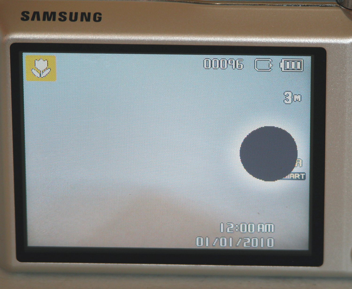 Samsung TL105 12.2MP Digital Camera - Silver (Dot on LCD) #1923
