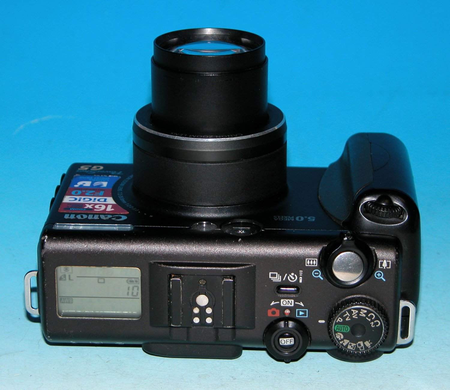 Canon PowerShot G5 5.0MP Digital Camera - Black #1343