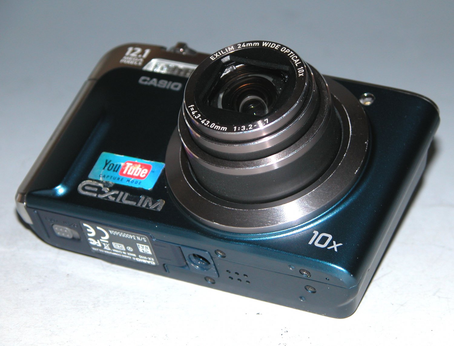 Casio EX-H10 12.1MP Digital Camera - Teal #5560