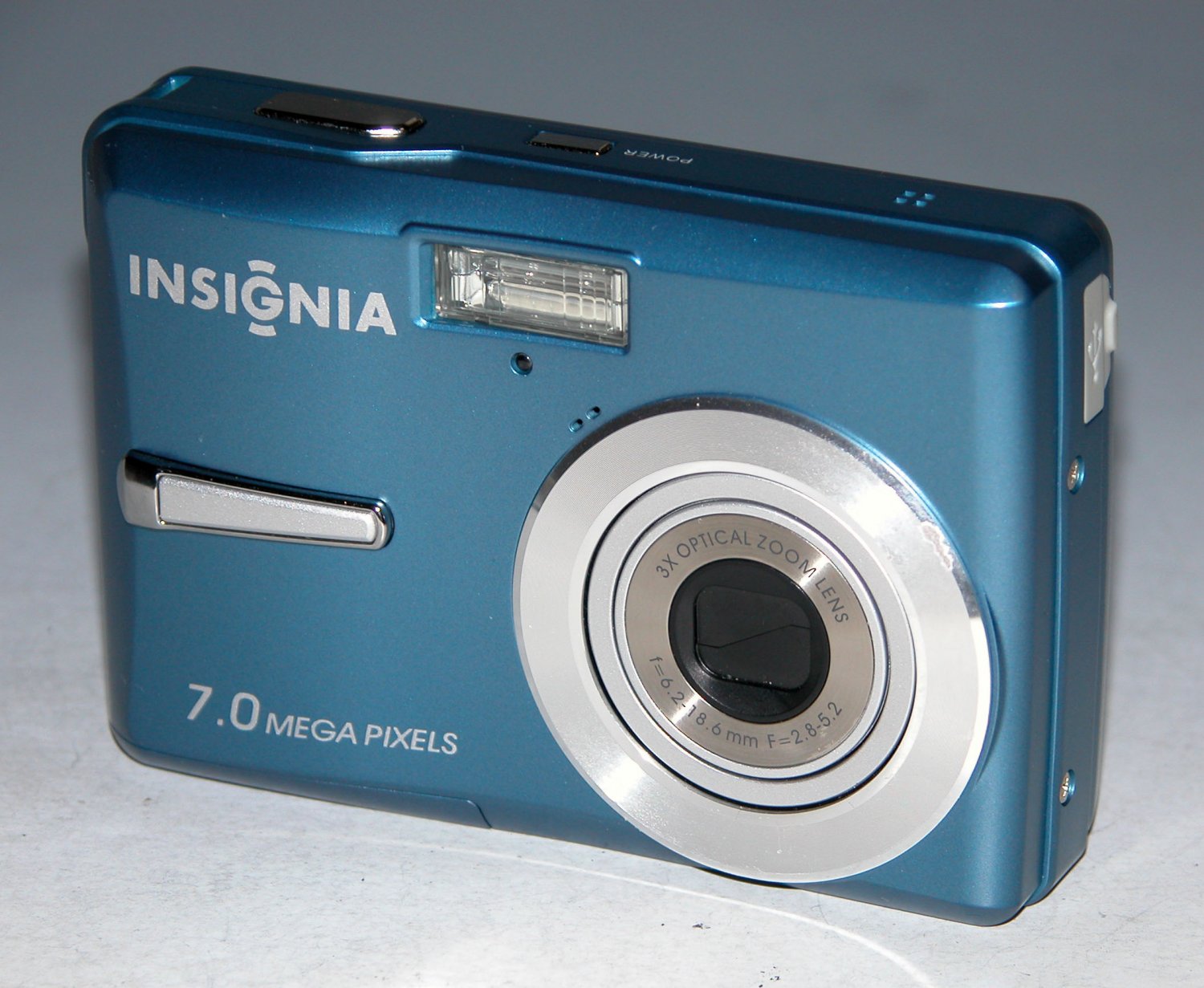 Insignia NS-DSC7B09 7.0MP Digital Camera - Blue #5024