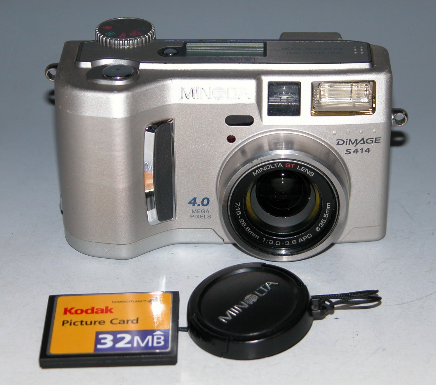 Konica Minolta DiMAGE S414 4.0MP Digital Camera #1469