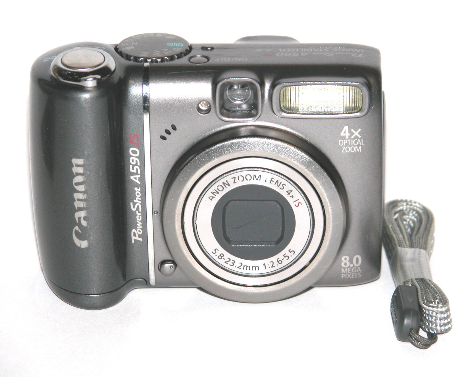 Canon PowerShot A590 IS 8.0MP Digital Camera #2054