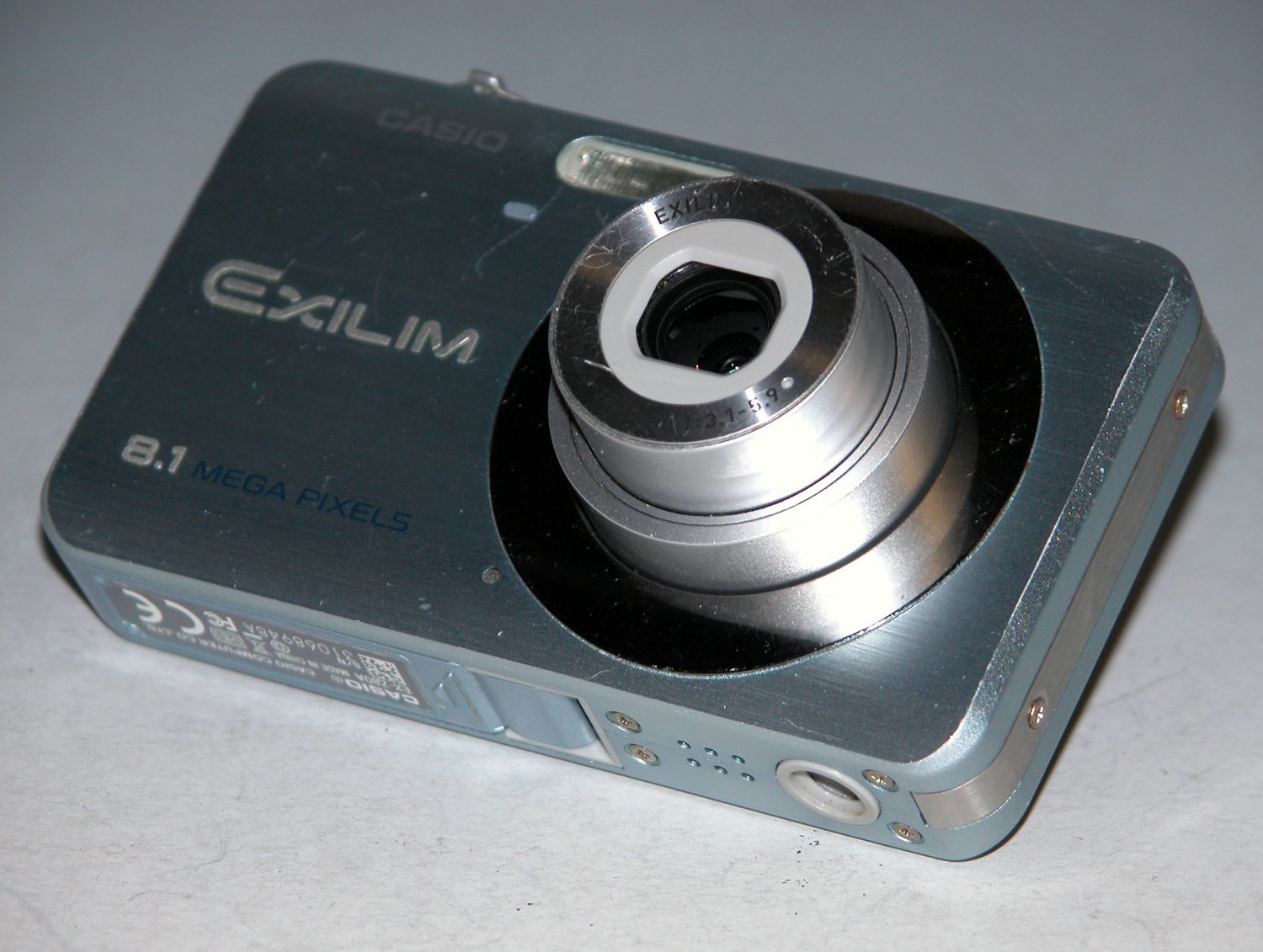 Casio EXILIM ZOOM EX-Z80 8.1MP Digital Camera - Light Blue #8948