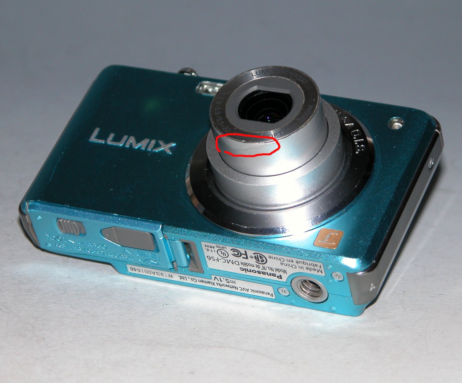 Panasonic LUMIX DMC-FS6 8.1 MP Digital Camera - Blue #1646