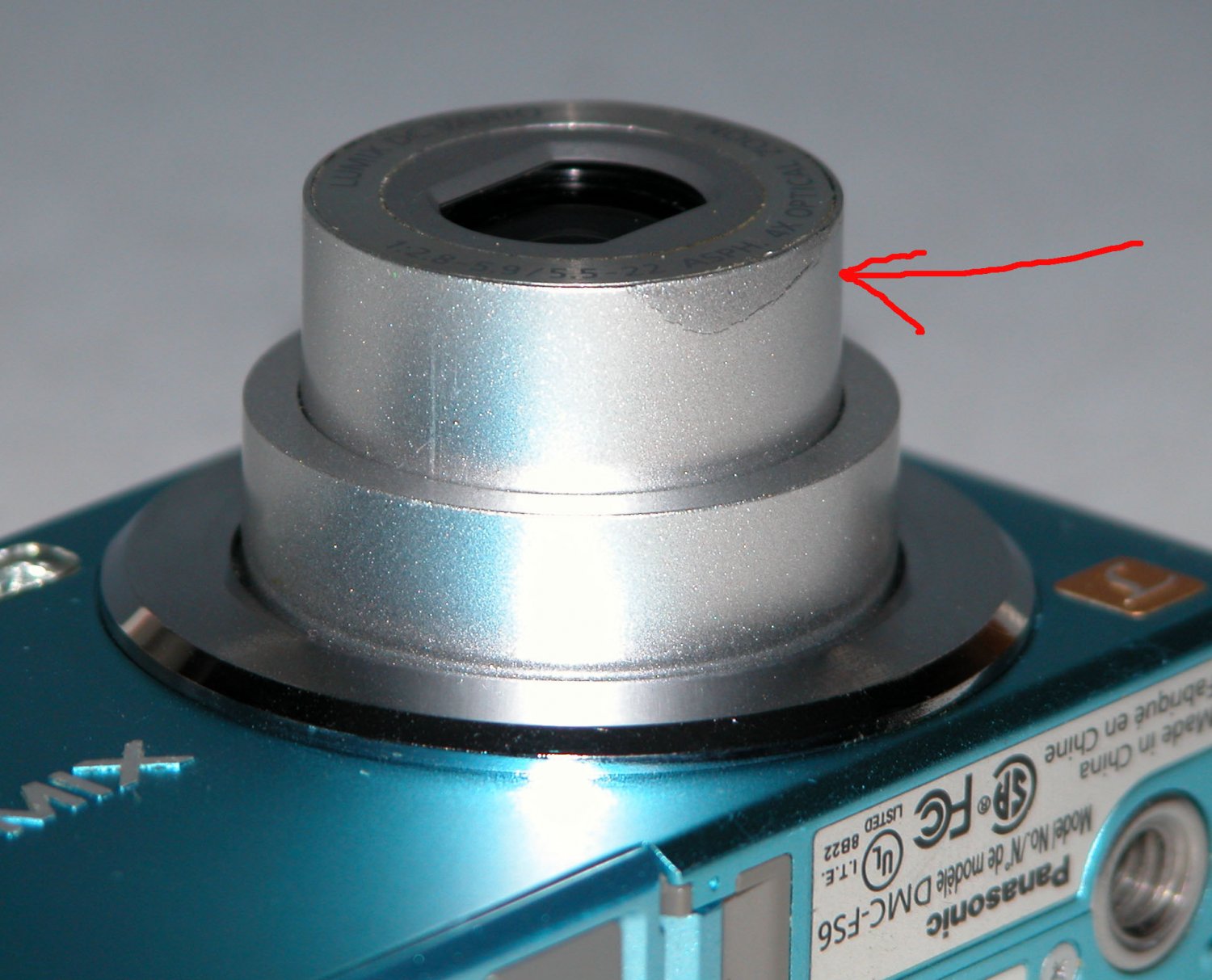 Panasonic LUMIX DMC-FS6 8.1 MP Digital Camera - Blue #1646