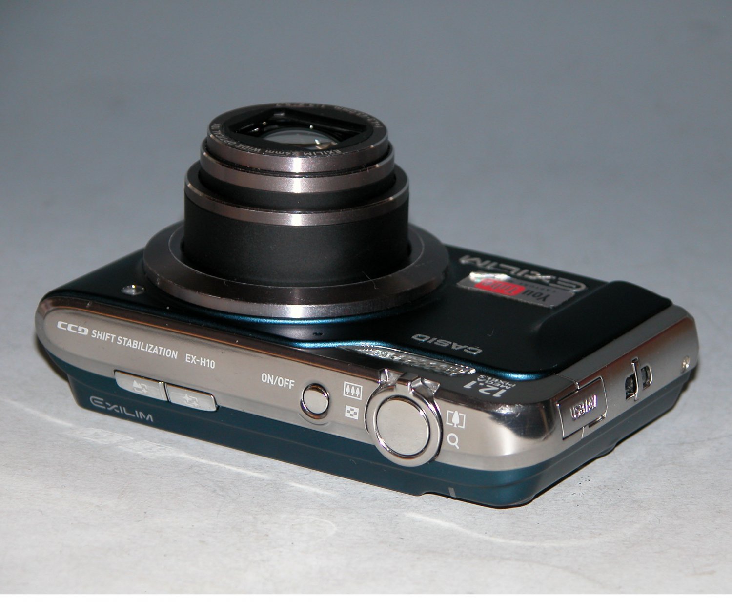 Casio EX-H10 12.1MP Digital Camera - Teal #0687