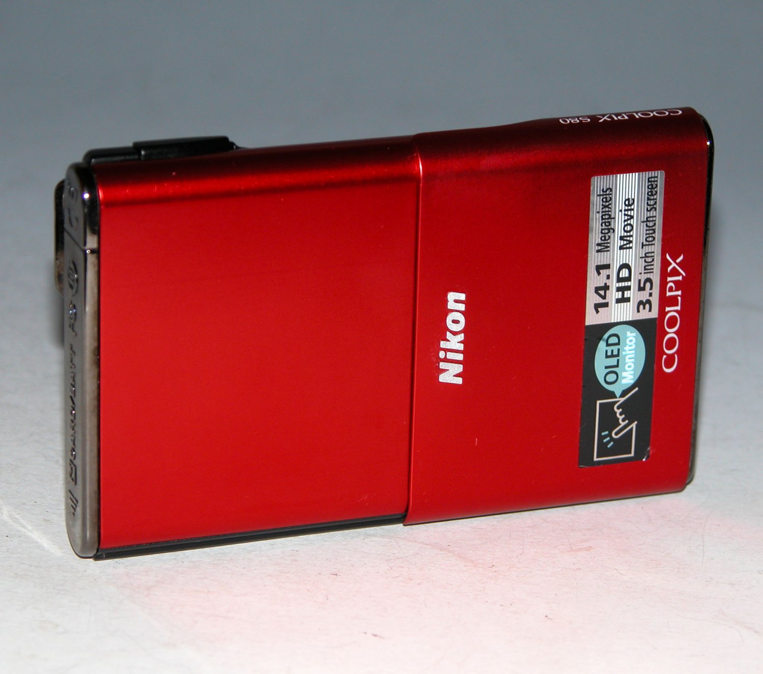 Nikon Coolpix S80 14.1 MP Digital Camera - Red #3383