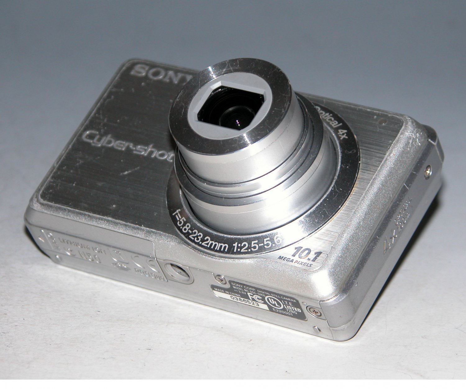 Sony Cyber-shot DSC-S950 10.1MP Digital Camera - Silver #6523