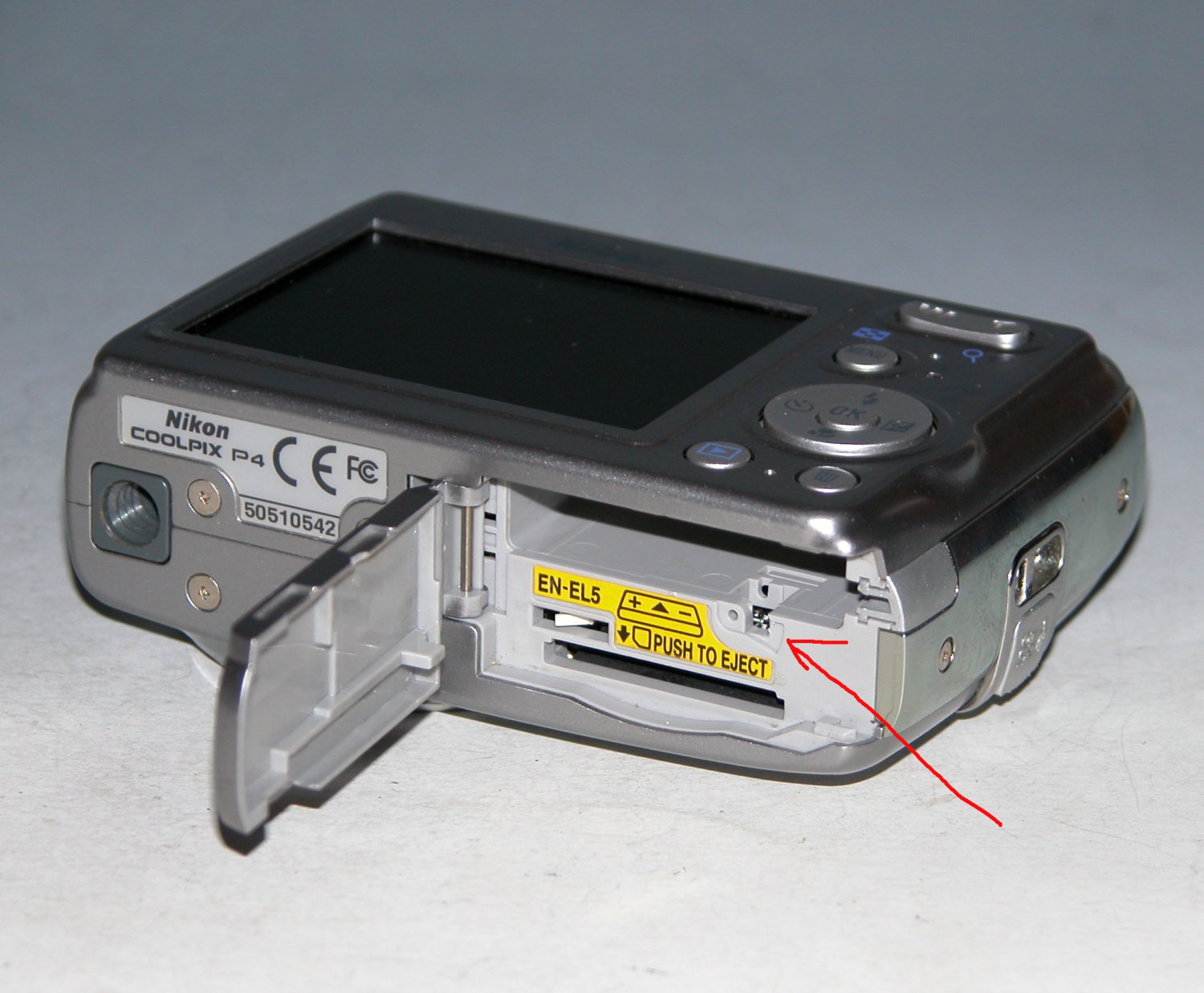 Nikon COOLPIX P4 8.1MP Digital Camera #0542