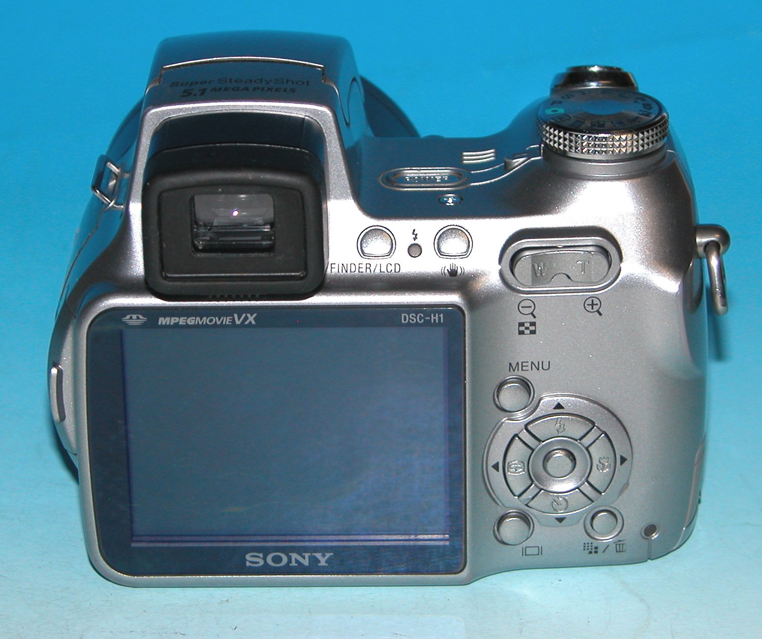 Sony Cyber-shot DSC-H1 5.0MP Digital Camera - Silver #5573