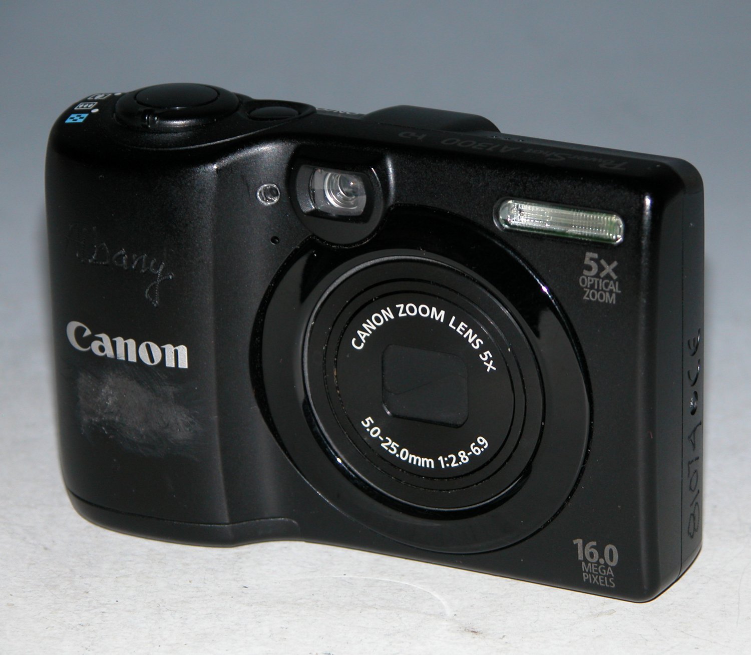 Canon PowerShot A1300 16.0MP Digital Camera - Black #5591