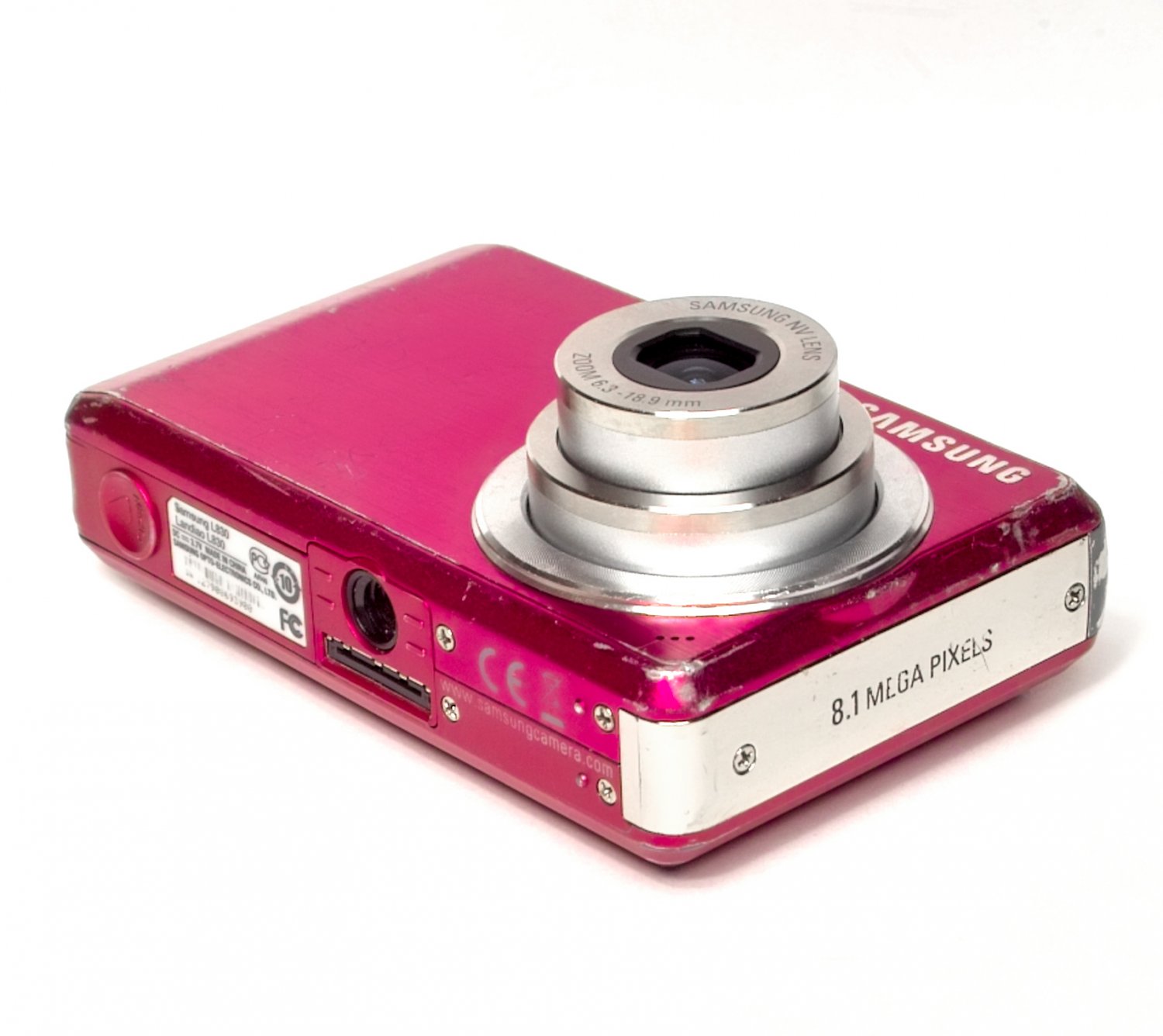 Samsung L830 8.1MP Digital Camera - Red #3900