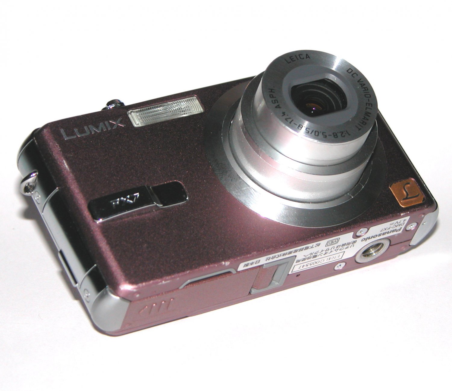 Panasonic LUMIX DMC-FX7 5.0MP Digital Camera - Purple #5547