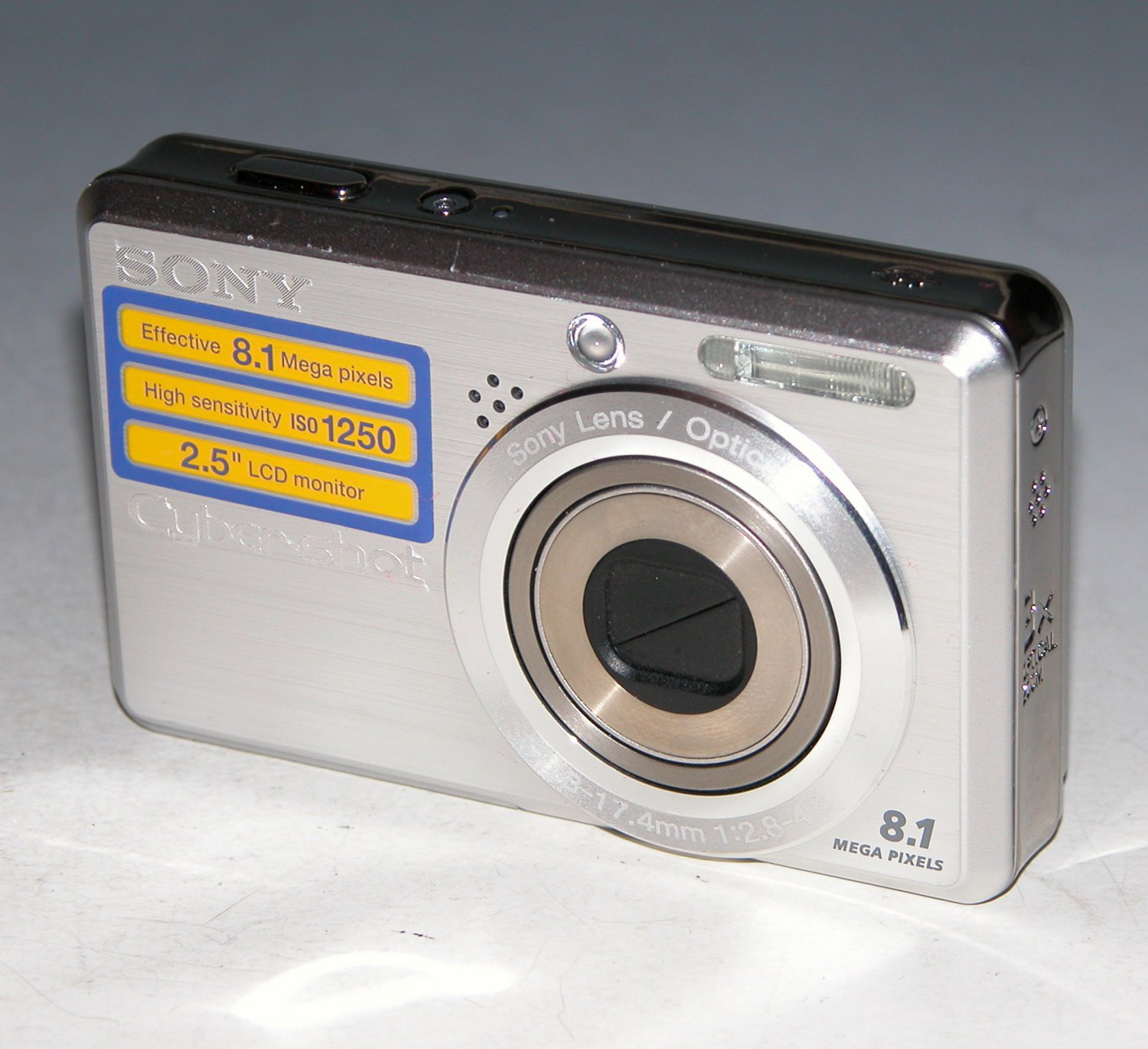 Sony Cyber-shot DSC-780 8.1MP Digital Camera - Silver #6639