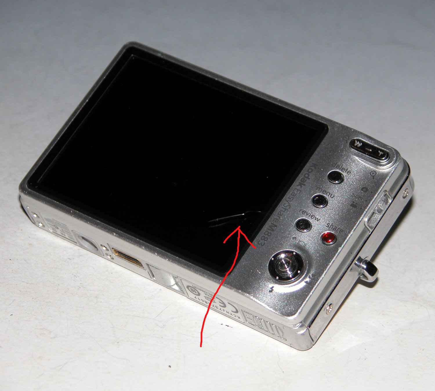 Kodak EasyShare M883 8.0MP Digital Camera - Silver #8417