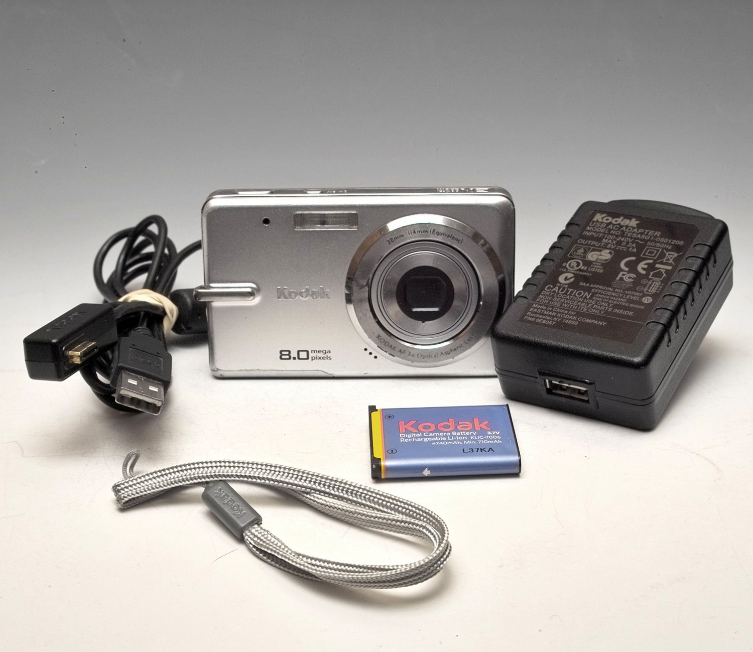 Kodak EasyShare M883 8.0MP Digital Camera - Silver #4511