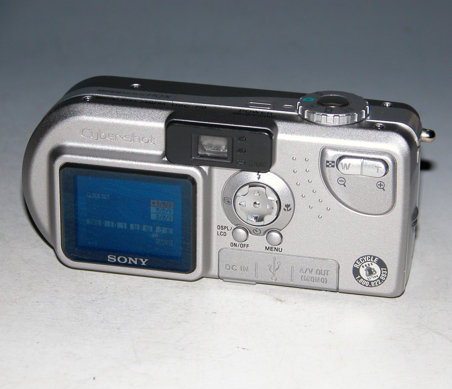 Sony Cyber-shot DSC-P9 4.0MP Digital Camera - Silver #5064