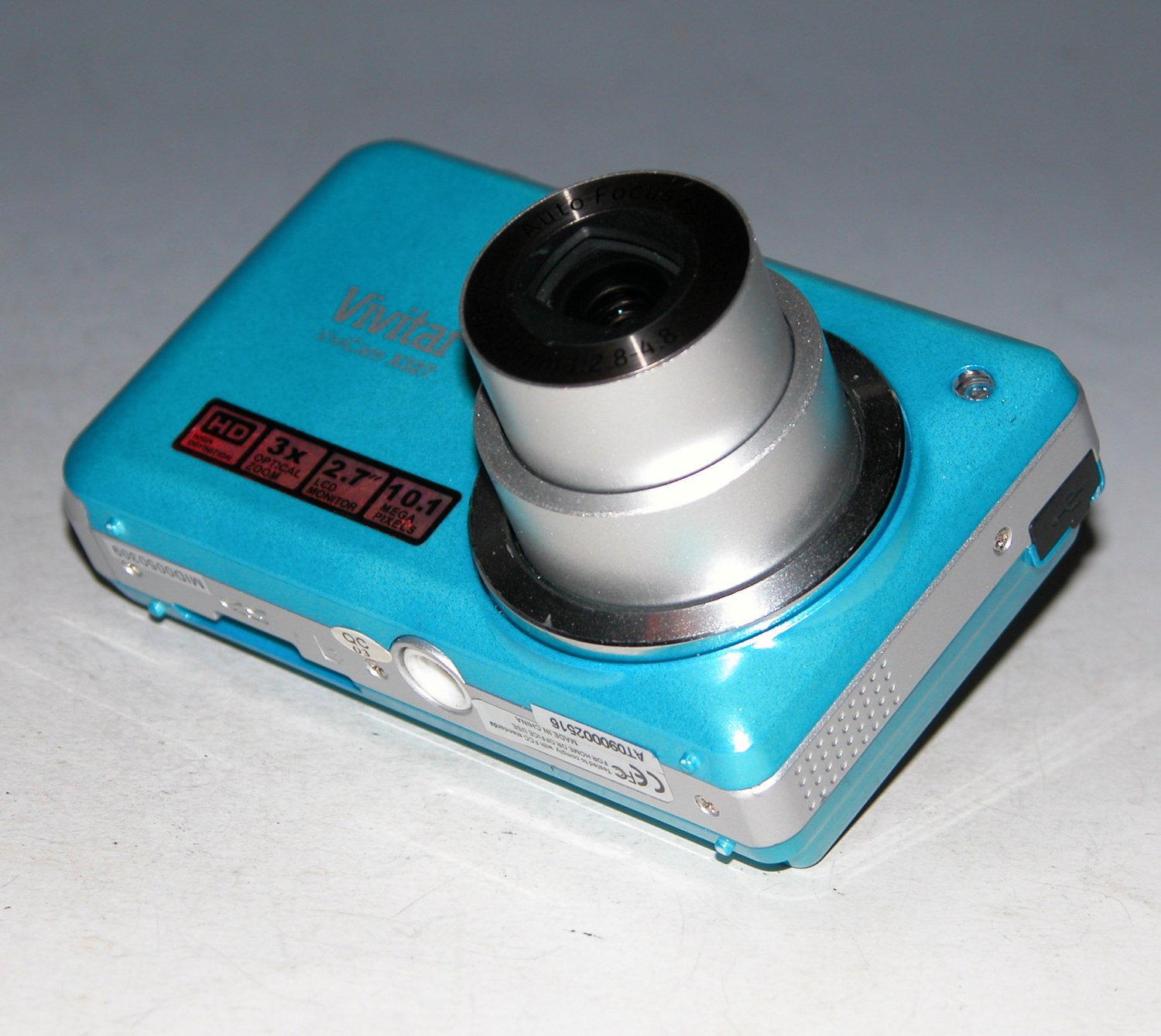 Vivitar Vivicam X327 10.1MP Digital Camera - Blue