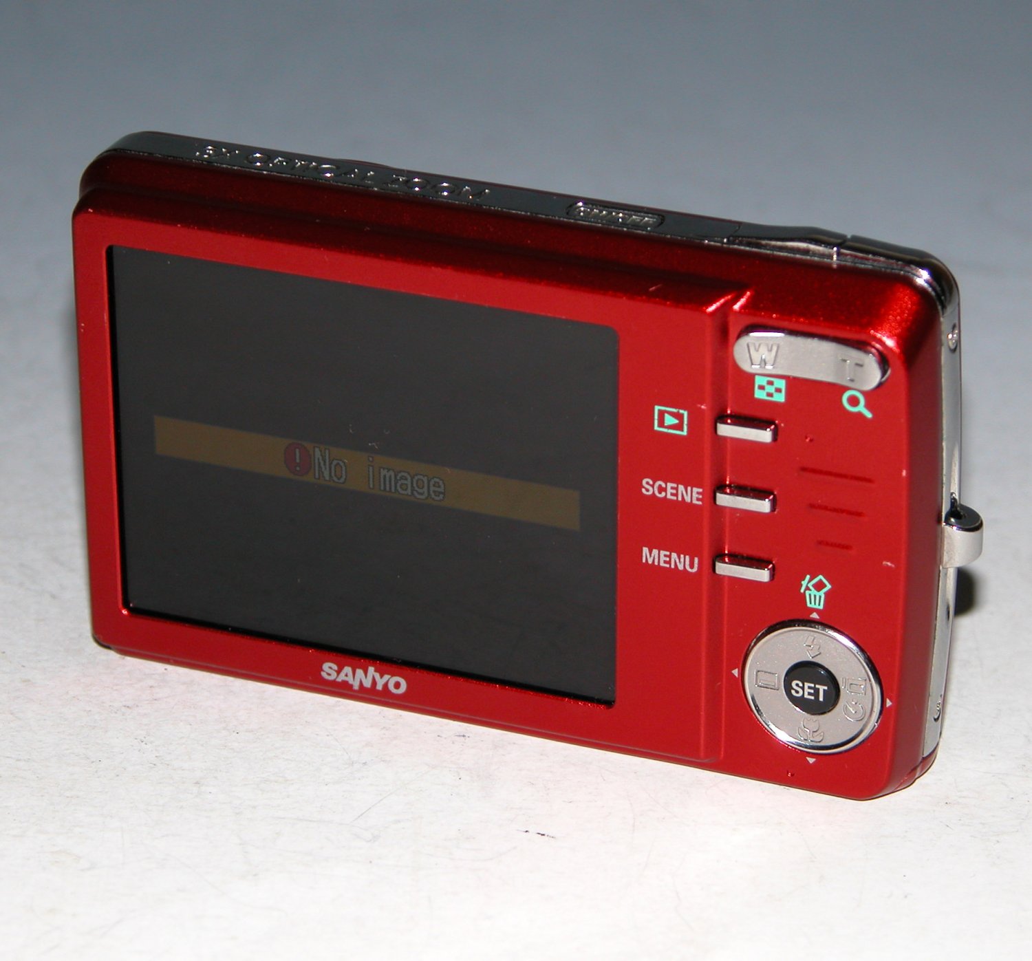 Sanyo VPC-X1200 12.1MP Digital Camera - Red #3321