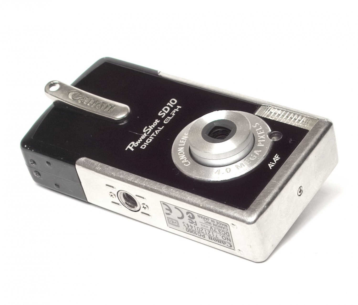 Canon Powershot SD10 4MP Digital Camera - Black #1443