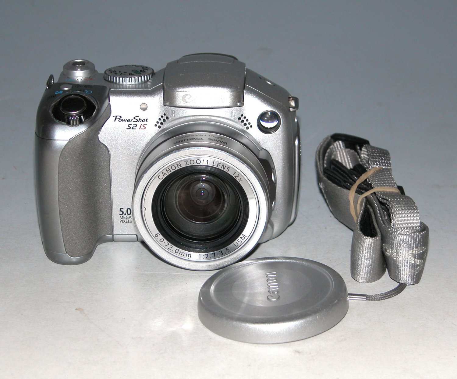 Canon PowerShot S2 IS 5.0MP Digital Camera - Silver #3821