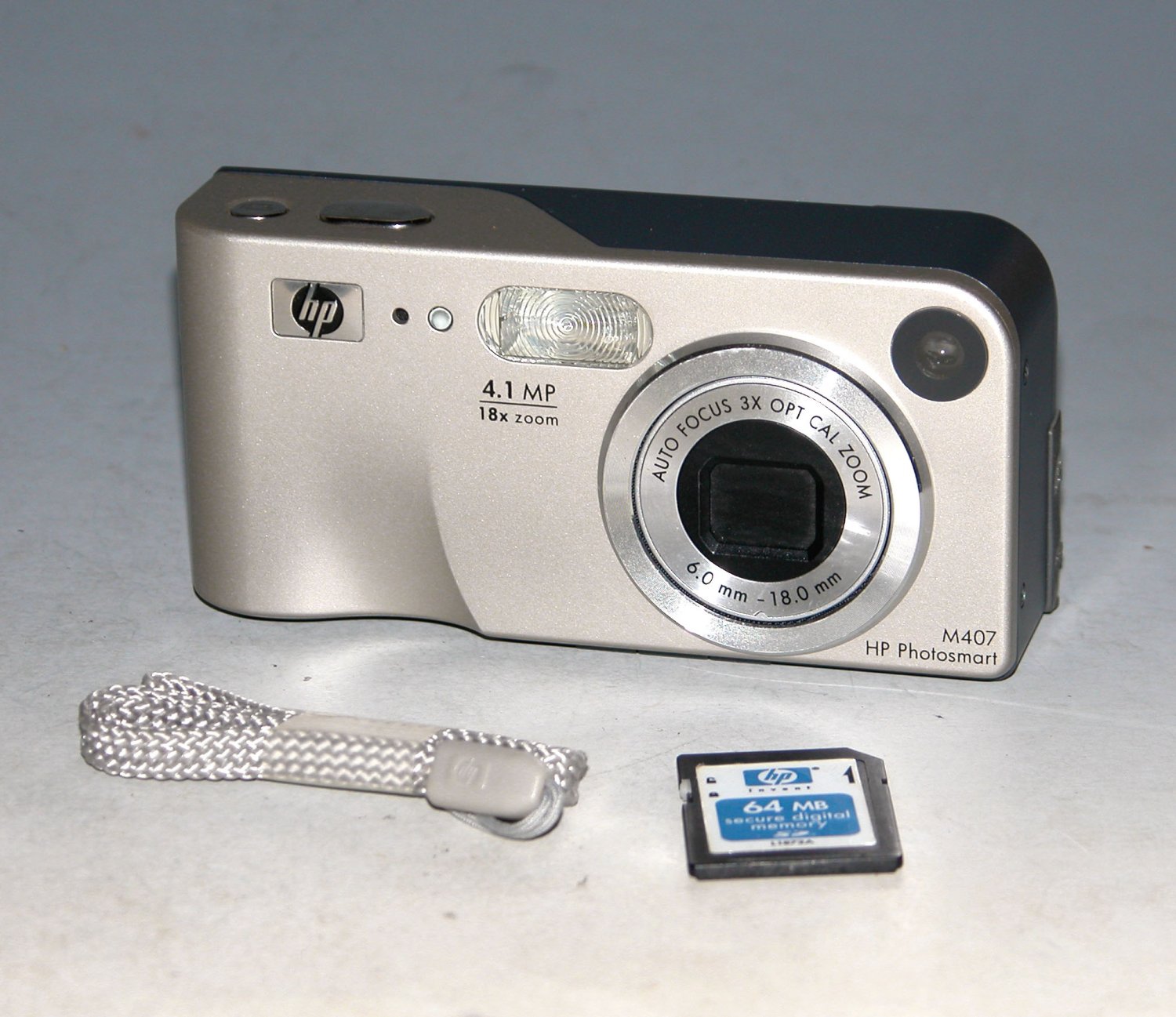 HP PhotoSmart M407 4.1MP Digital Camera - Gold #3247