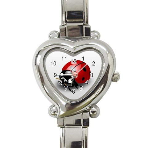 Cute Ladybug Bug Insect Hobby Italian Charm Wrist Watch 014
