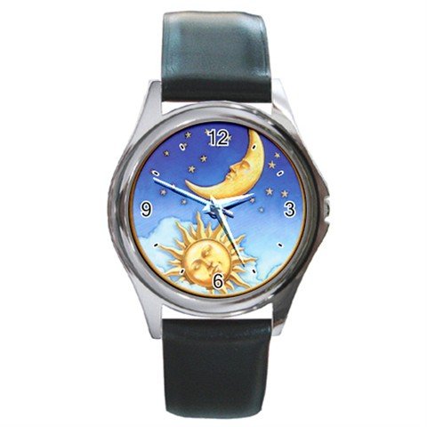 Sun Moon Stars Star Hobby Metal Wrist Watch Unisex 012