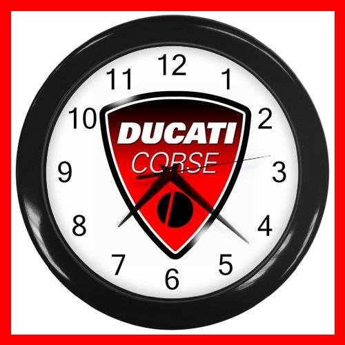 DUCATI Motorcycles Collectable Decor Wall Clock-Black 036