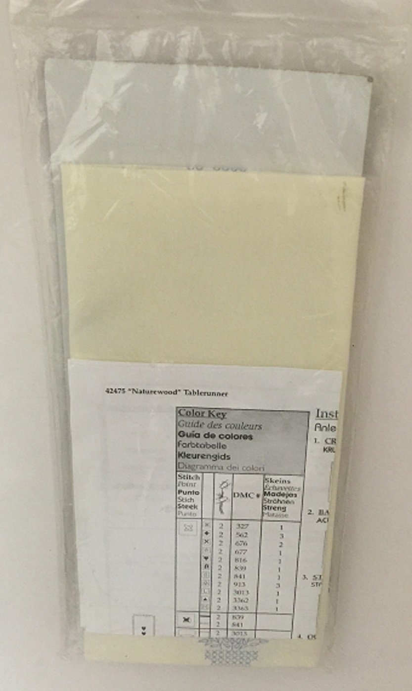 Pfaltzgraff Naturewood Bucilla Stamped Cross Stitch Embroidery Table ...
