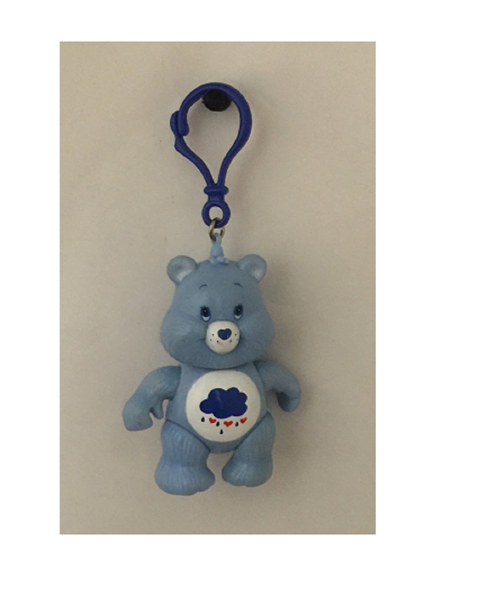 Vintage Care Bears GRUMPY Jointed Backpack or Purse Clip On HTF FREE ...