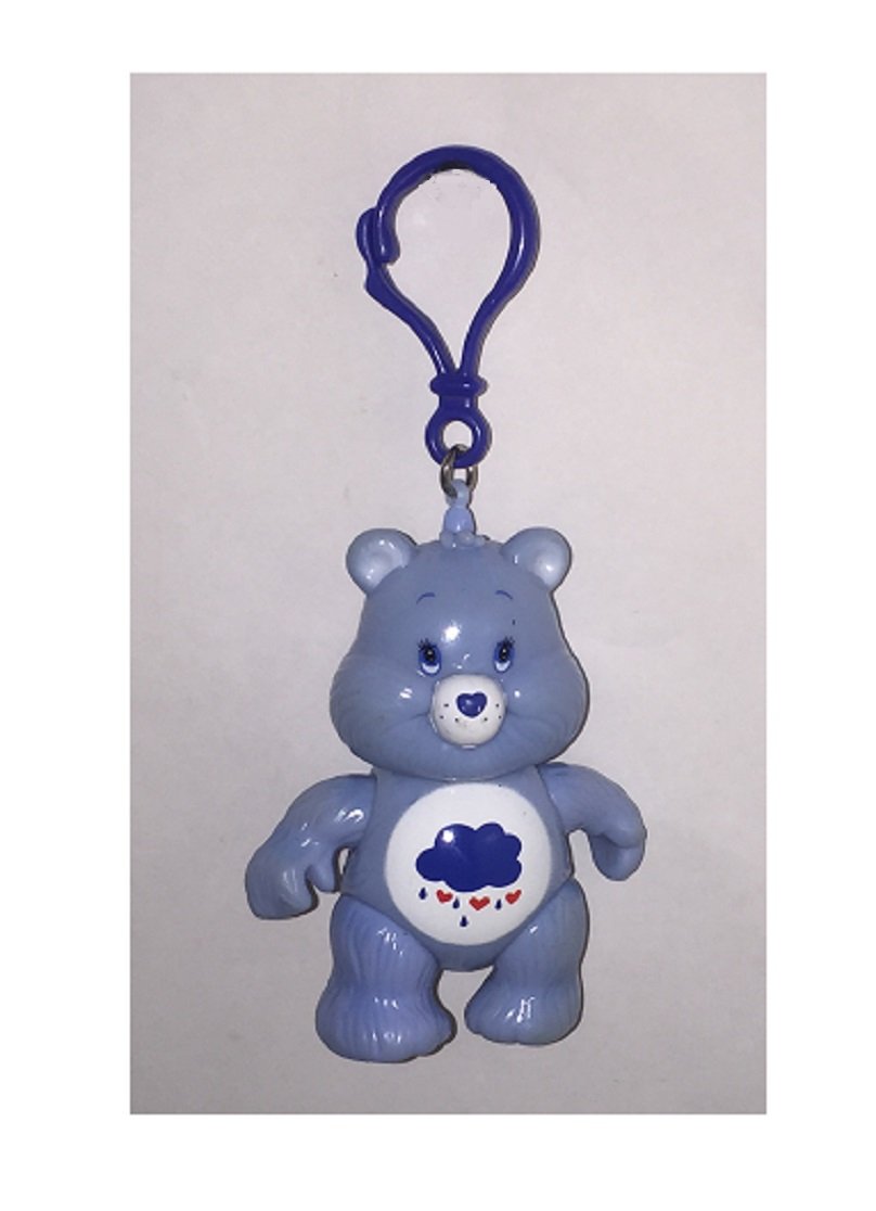 Vintage Care Bears GRUMPY Jointed Backpack or Purse Clip On HTF FREE ...
