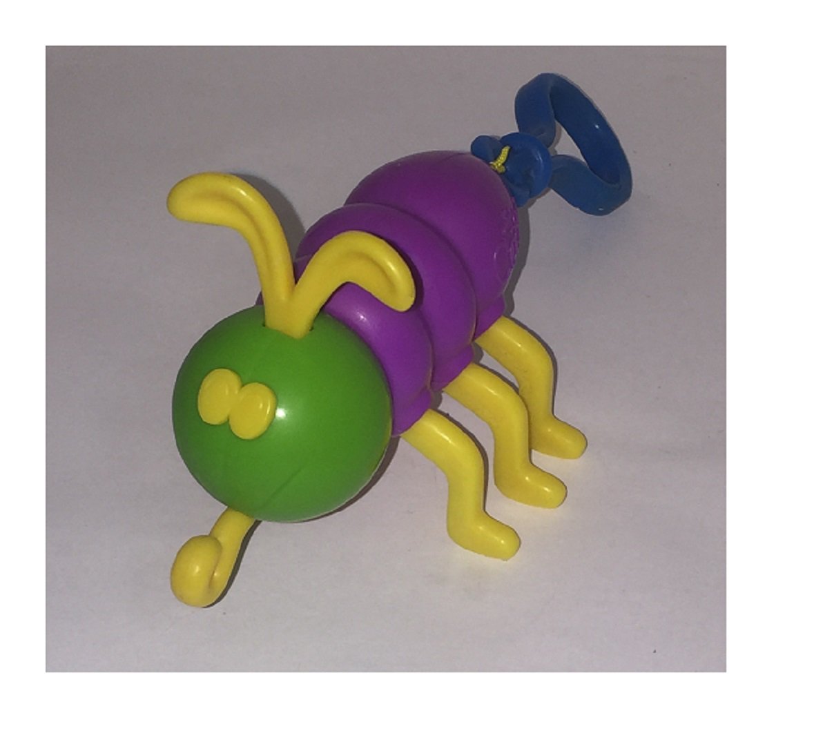 1999 Wendy's Vibrating Cootie Bug Backpack Clip Toy