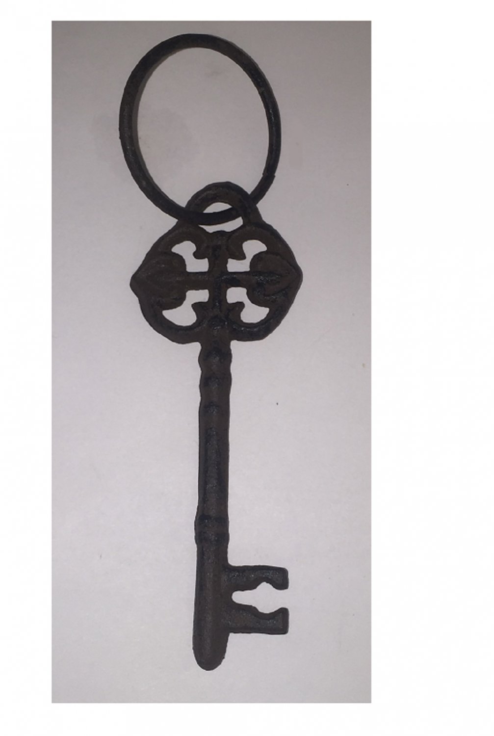 Vintage 5" Cast Iron Victorian Key