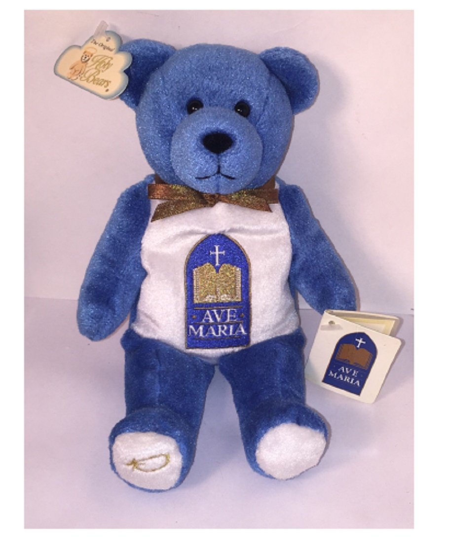 2003 AVE MARIA Original Holy Bears Bean Bag 9" Stuffed Animal Plush w/ Tags