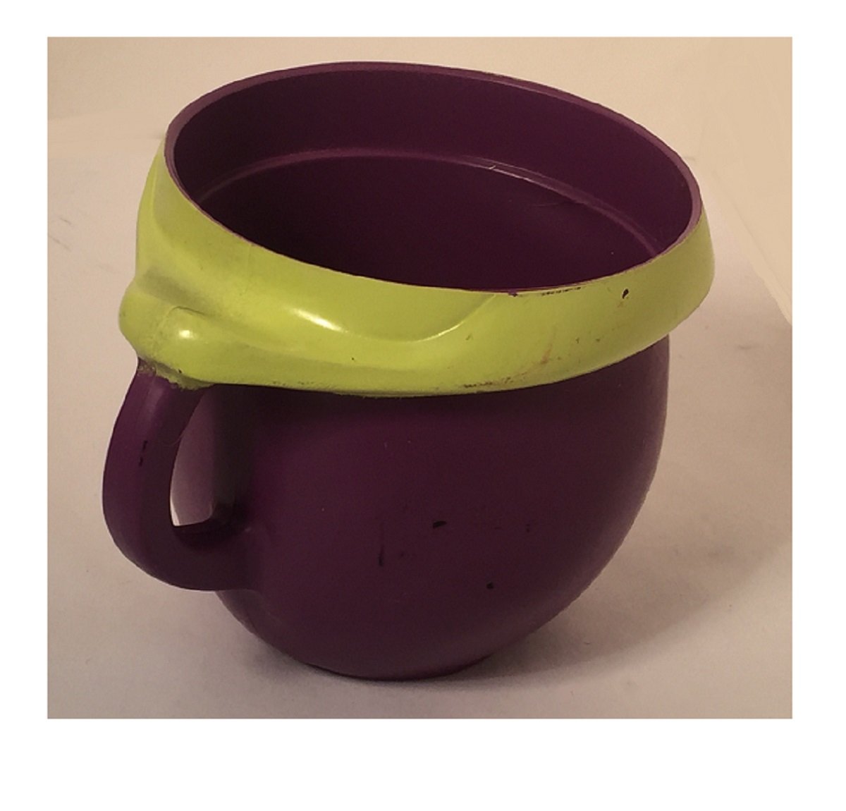 Vintage 1969 Goofy Grape Kool-Aid Plastic Funny Face Cup - Pillsbury