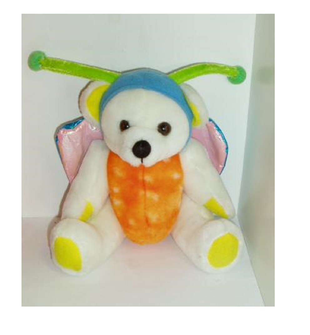 7" Teddy Bear Dressed as a Firefly Bug by Fat Monkey