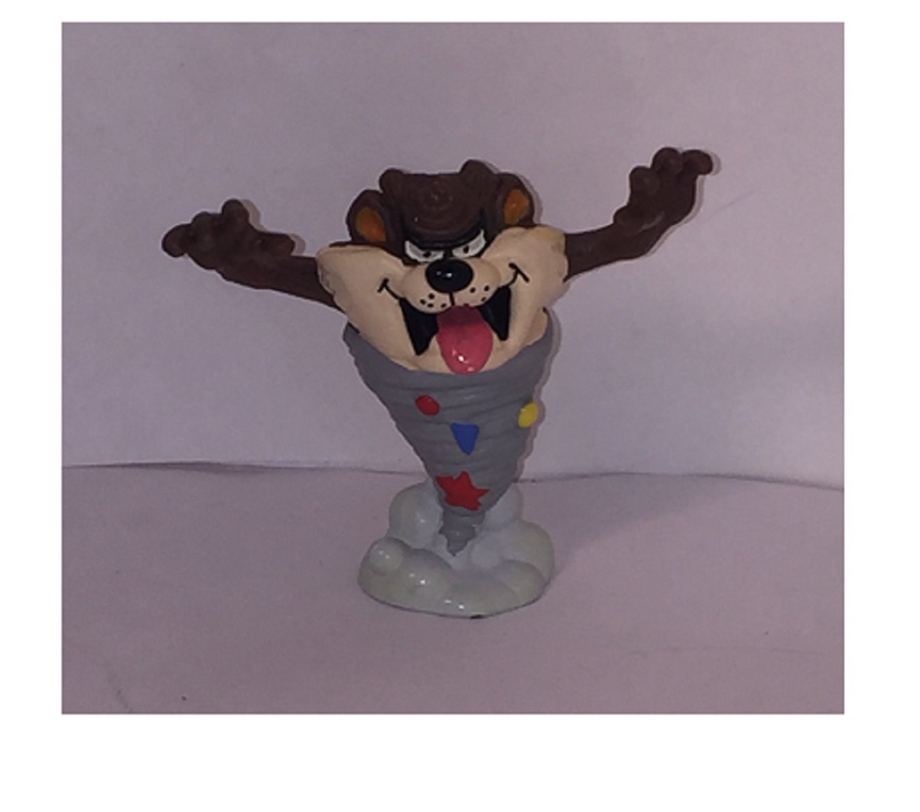 1990 WB Looney Tunes Taz Tasmanian Devil PVC Figurine Shell Cake Topper ...