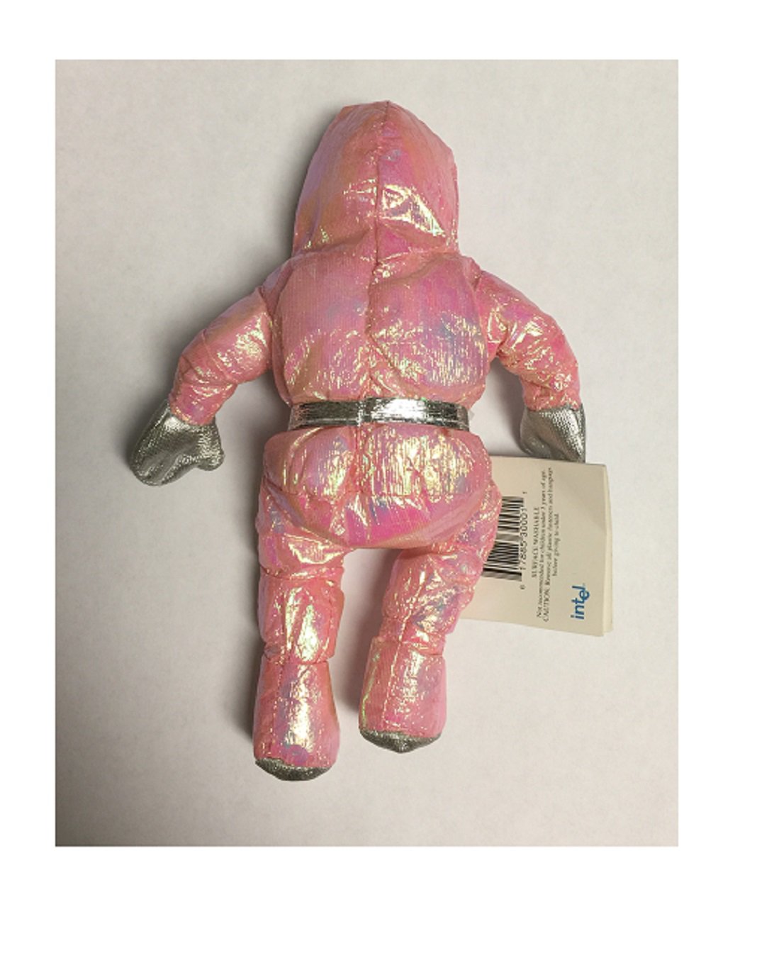 Vintage Intel Pentium II Bunny People Plush Toy - Iridescent Pink