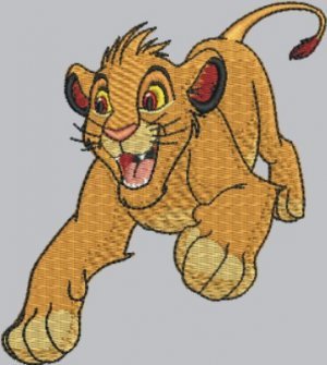 1812 Simba cartoon lion (DST)