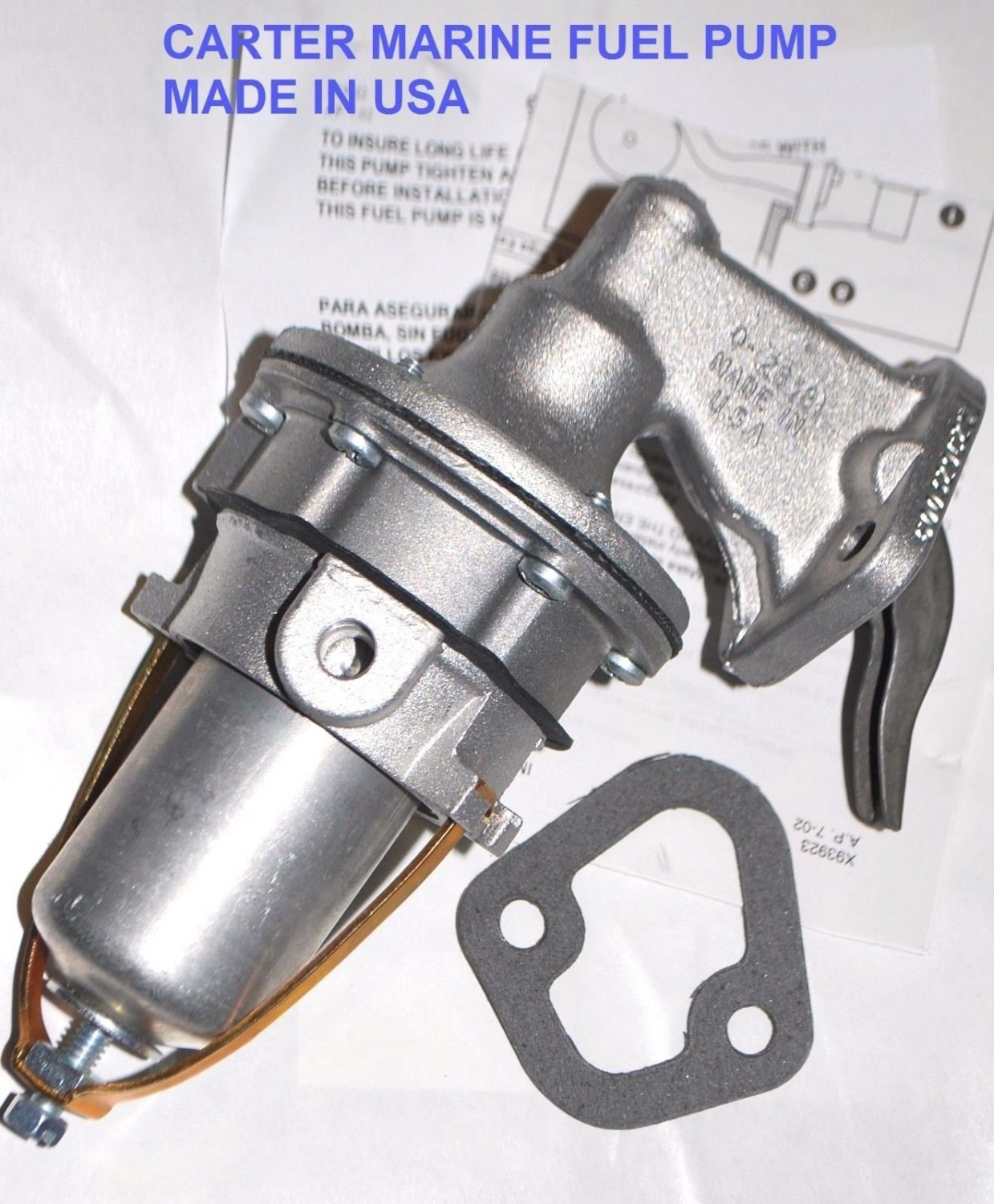 FUEL PUMP MERCURY MARINE 181 3.0L OMC 153 181 250 MERCRUISER 86234a05 ...