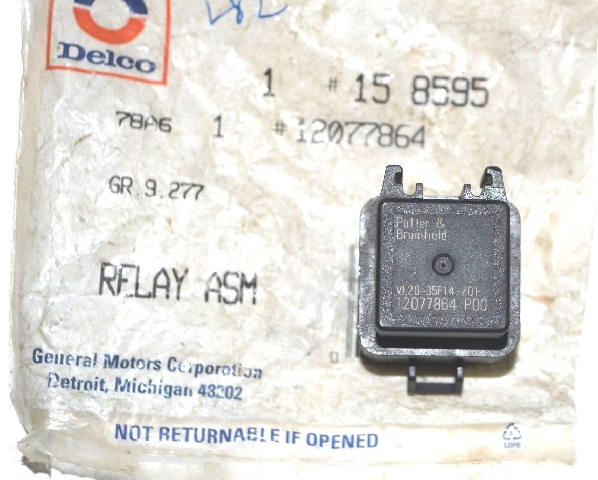 DELCO RELAY BUICK CADILLAC CHEVROLET GMC HUMMER ISUZU OLDSMOBILE ...