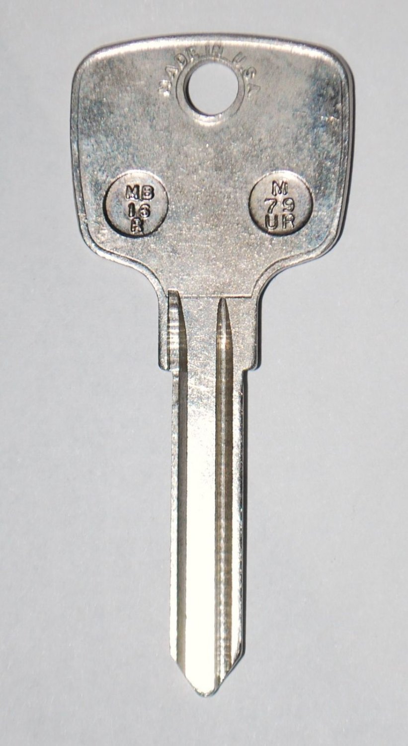 IGNITION KEY BLANK MERCEDES 280SL 280S 280SE 300SEL 350SL 450SL 450SLC 600