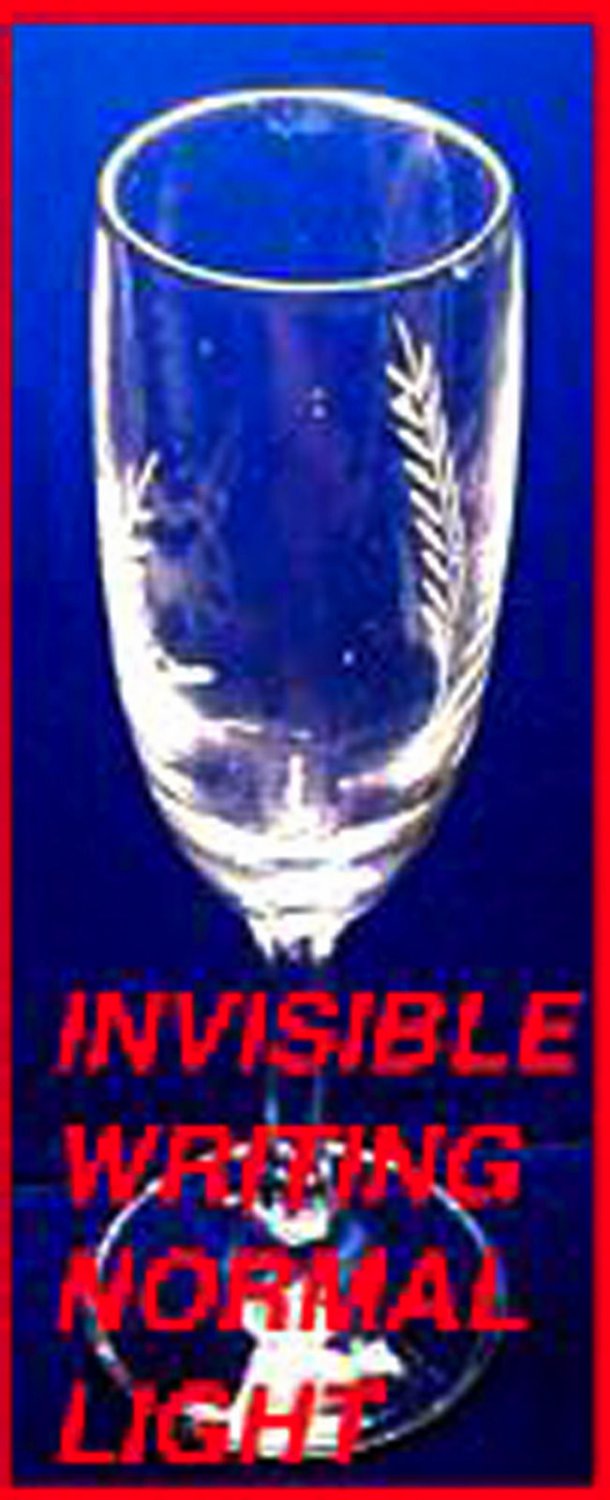 BLACKLIGHT GLOW Permanent INVISIBLE INK UV Black Light SECURITY MARKER ...