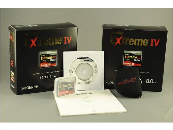Sandisk 8gb cf card compact flash extreme IV 300x 40MB