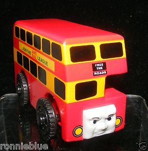 Thomas the Tank Engine Train Rare Double Decker Bus Bugly Bus