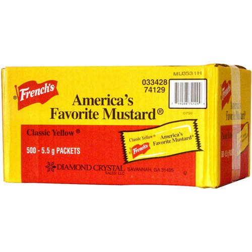 French's - Classic Yellow Mustard Packets (500 / 5.5g)