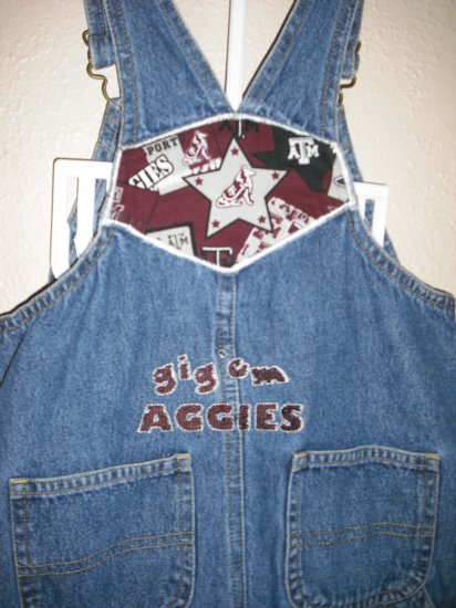 Boys Aggie TAMU overalls